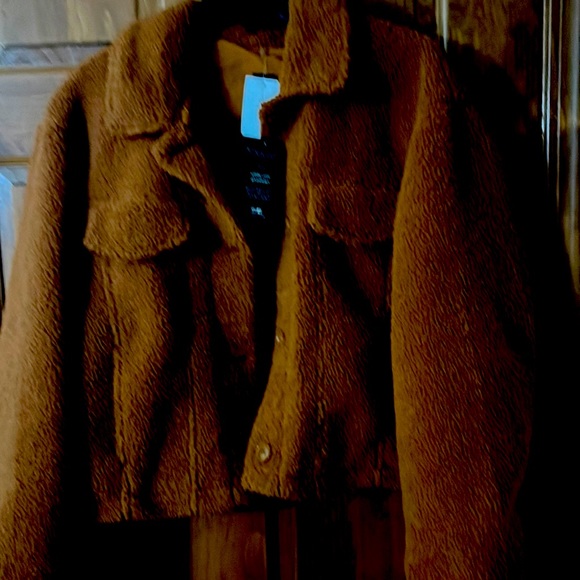 S.E.B | Jackets & Coats | New Seb Sherpa Reversible Crop Womens Jacket ...